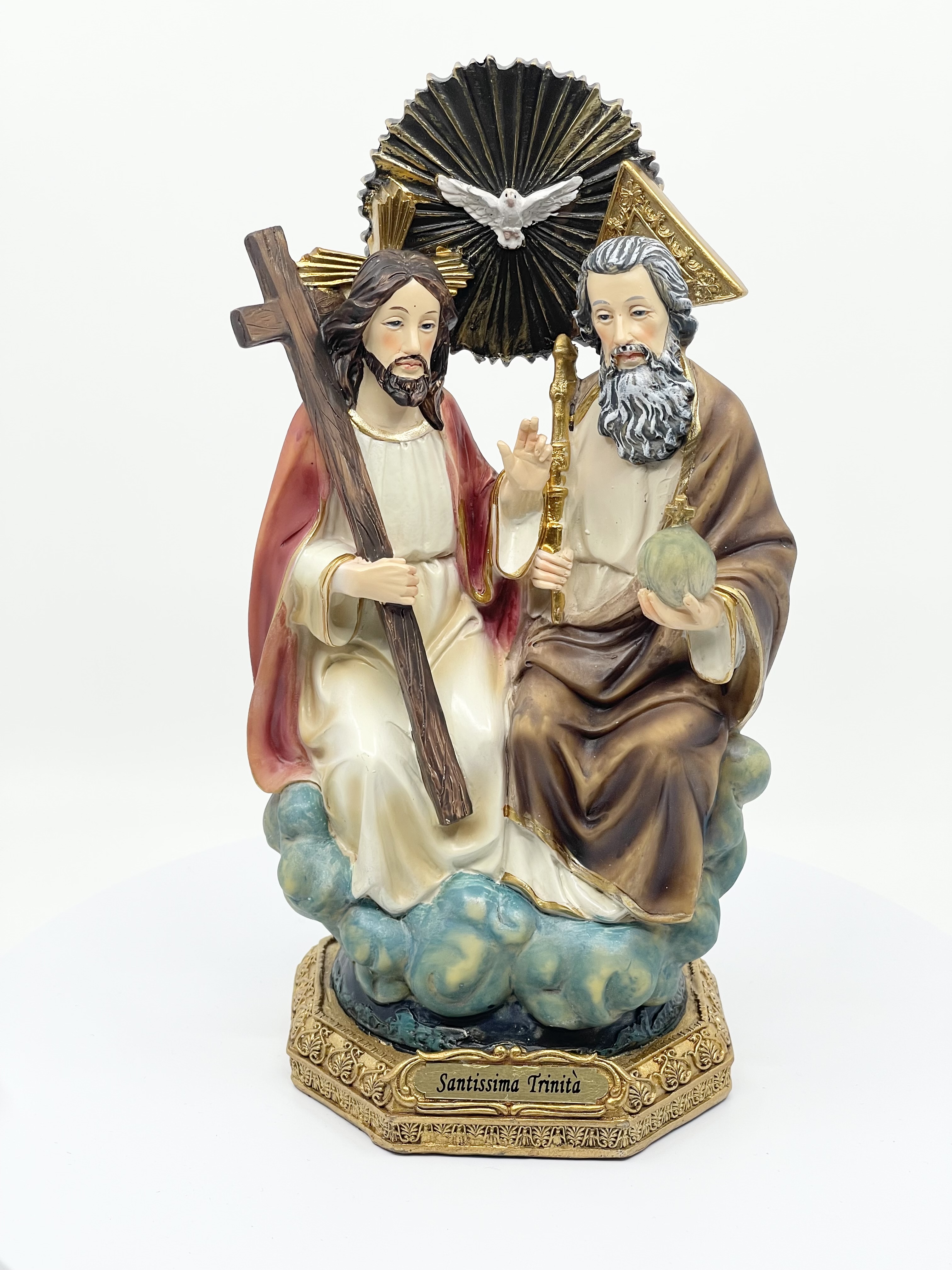 Holy Trinity Resin Statue - Hand-Painted - Fratelis